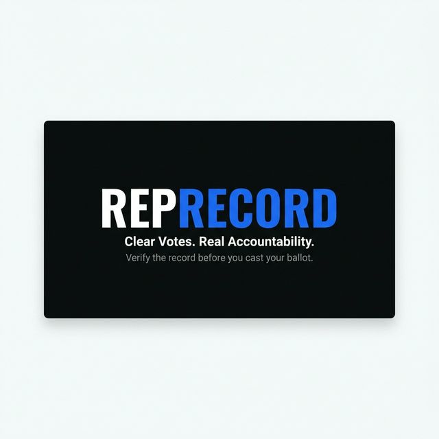 Rep Record - Track Your Representatives' Voting Records